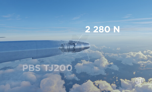 Turbojet engine PBS TJ200