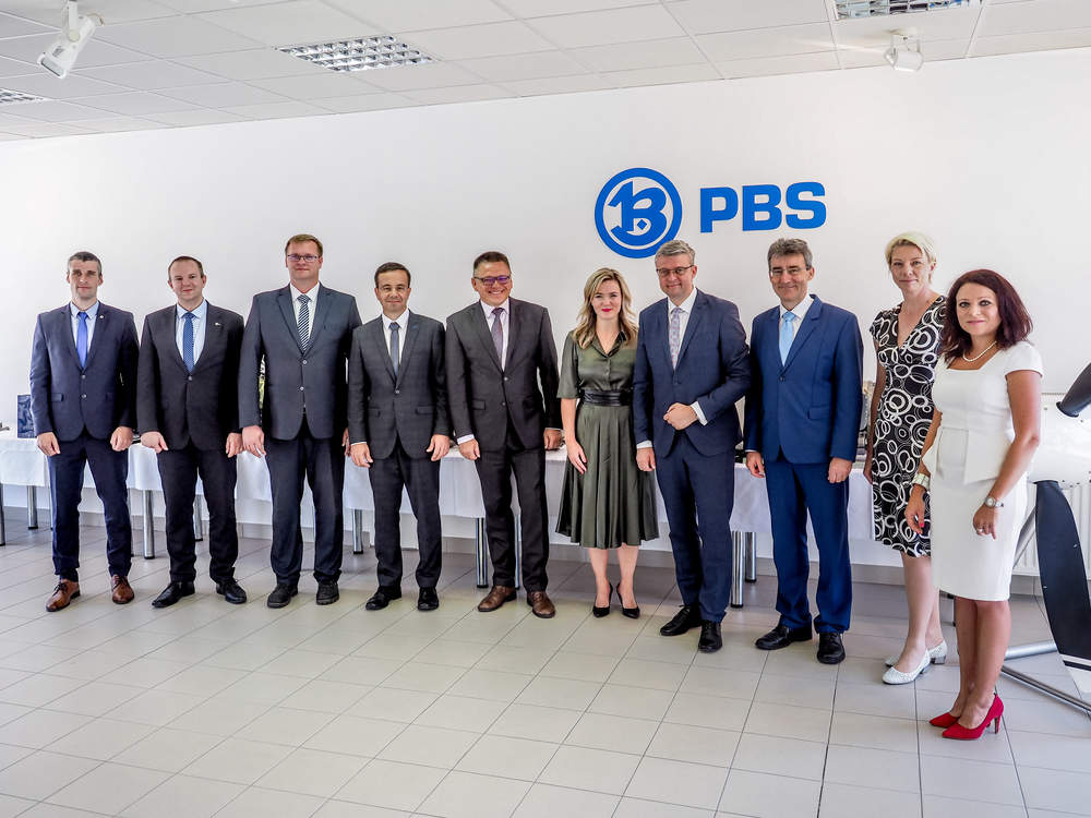 Do PBS zavítal v srpnu ministr průmyslu a obchodu Karel Havlíček - PBS