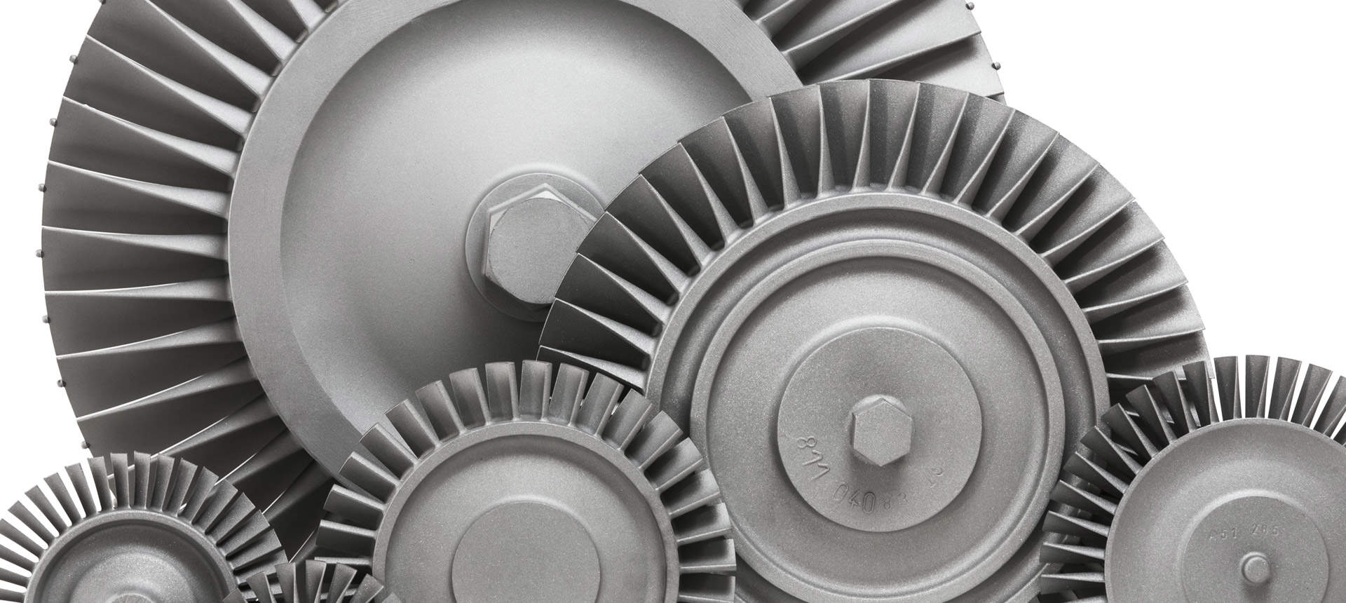 Aircraft engine impellers and guide wheels - PBS